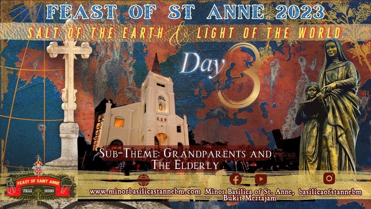 Day 3 | 23rd July 2023, 7.00pm | Novena & Mass | Feast of Saint Anne ...