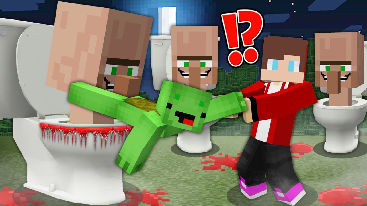 Scary Skibidi Toilet Eats Jj And Mikey In Minecraft Funny Challenge