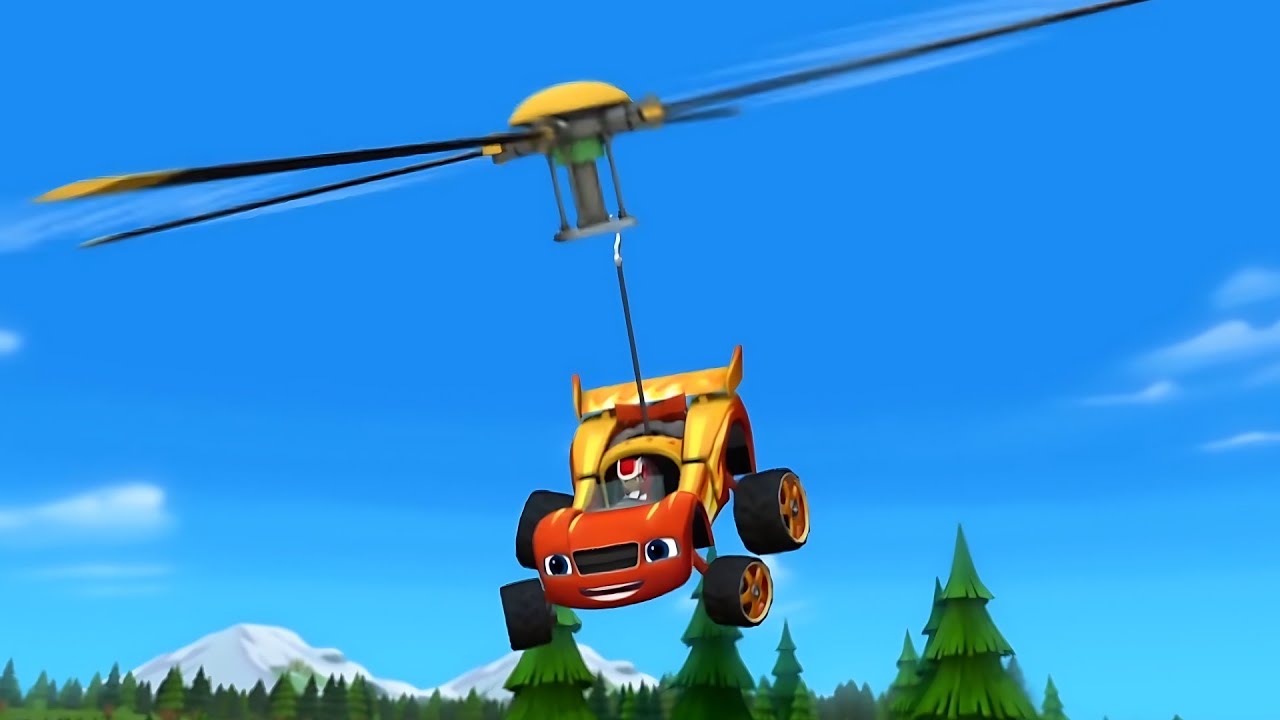 Blaze The Monster Machines : Monster Helicopter - YouTube