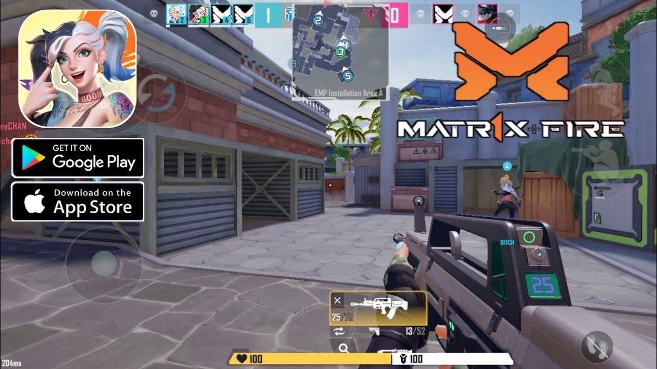 MATR1X FIRE - BETA (Android, IOS) Gameplay - YouTube