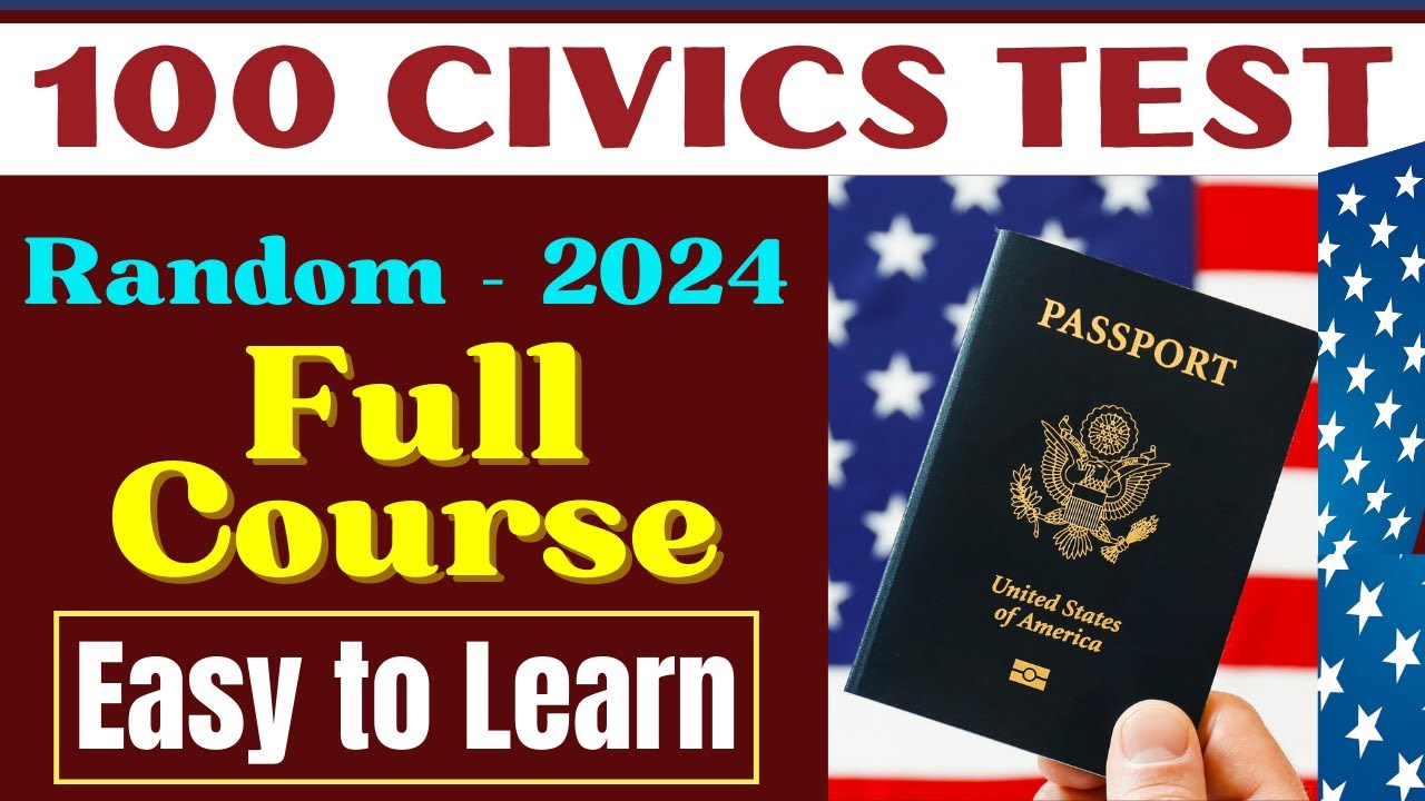 US Citizenship Test 2024 (Easy 2X USCIS Answers) Citizenship Interview ...