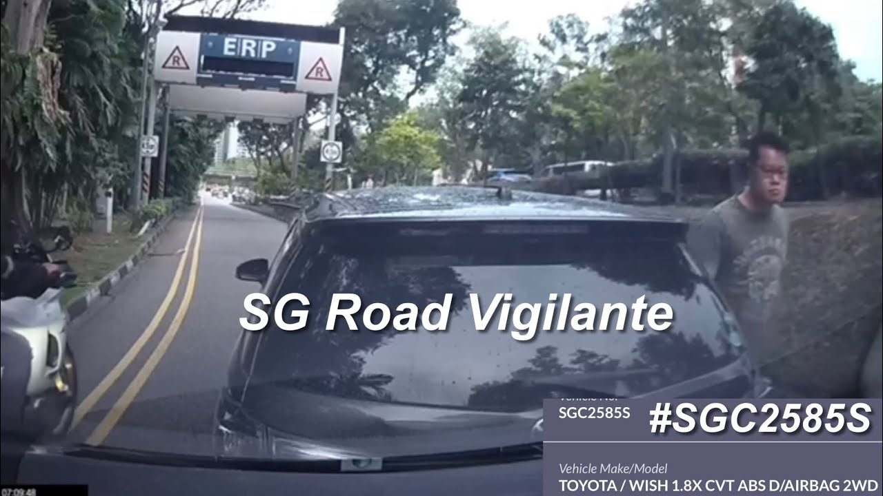 18sep2024 Slip road after Rangoon road to CTE #SGS2585S toyota wish ...