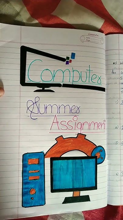 Easy and beautiful computer border design - YouTube