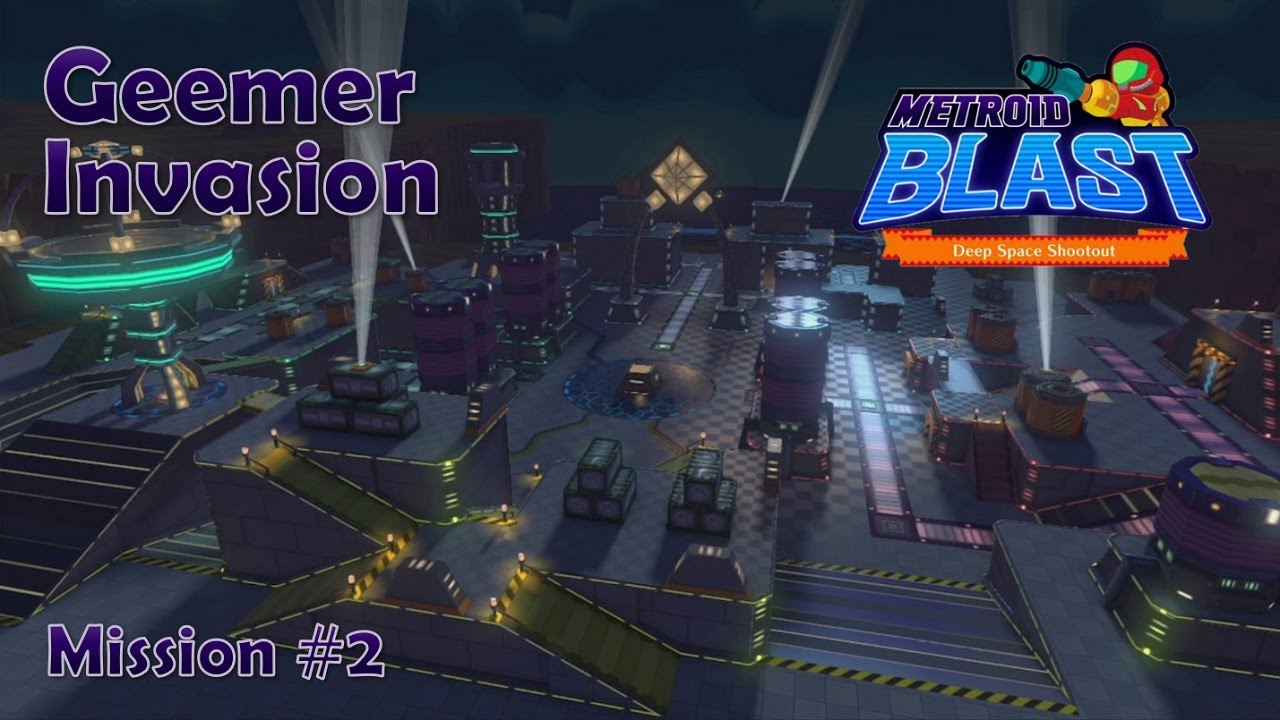 Metroid Blast: Mission 2 - Geemer Invasion (4 Player) - YouTube