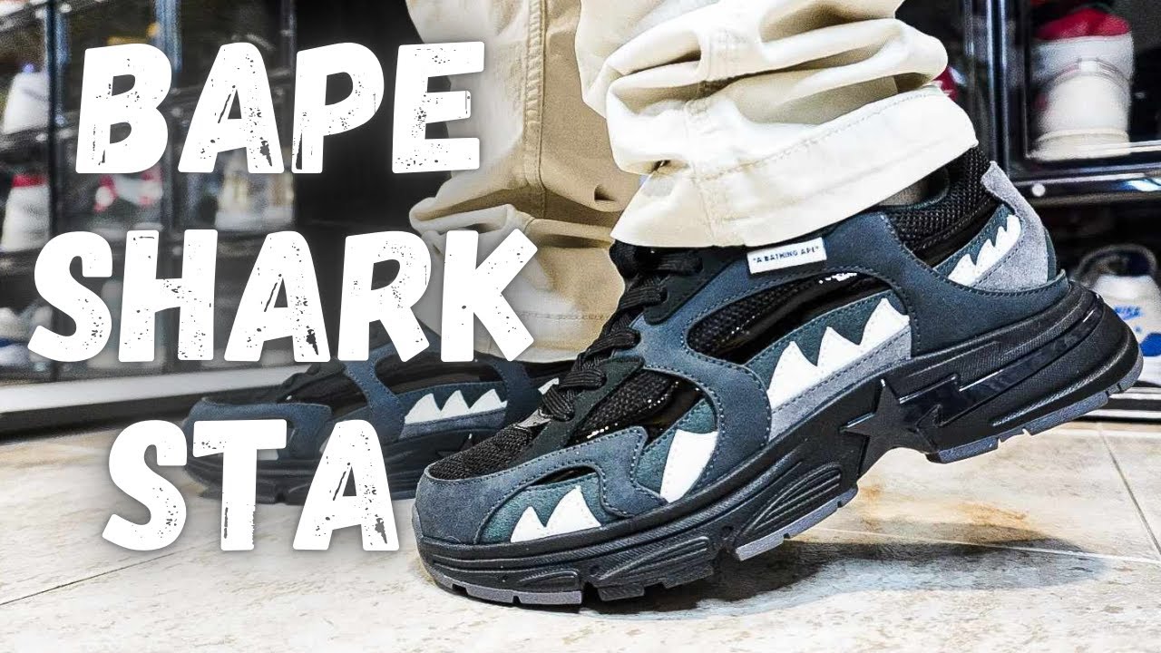 EARLY REVIEW! EL NUEVO MODELO DE BAPE ⭐ BAPE SHARK STA - YouTube