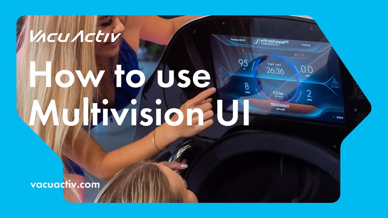 Multivision interface functions - Vacu Activ Bodyshape vacuum treadmill ...