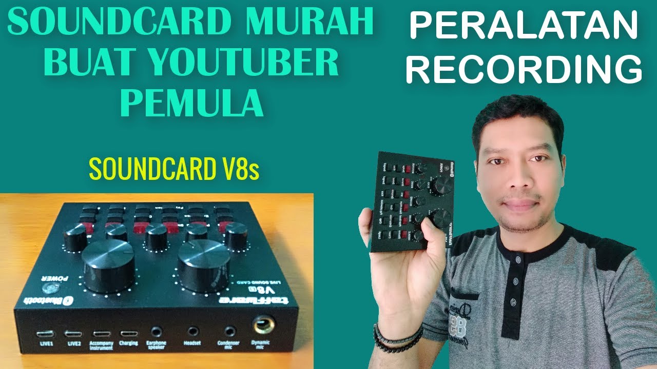 REVIEW + CARA PASANG SOUND CARD TAFFWARE V8s DI KOMPUTER / LAPTOP - YouTube