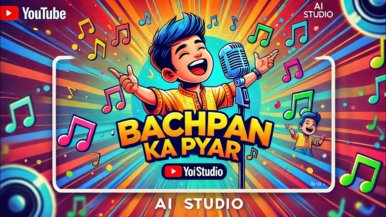 "Bachpan Wala Pyaar ️ | A Nostalgic Love Song | AI Studio | New ...