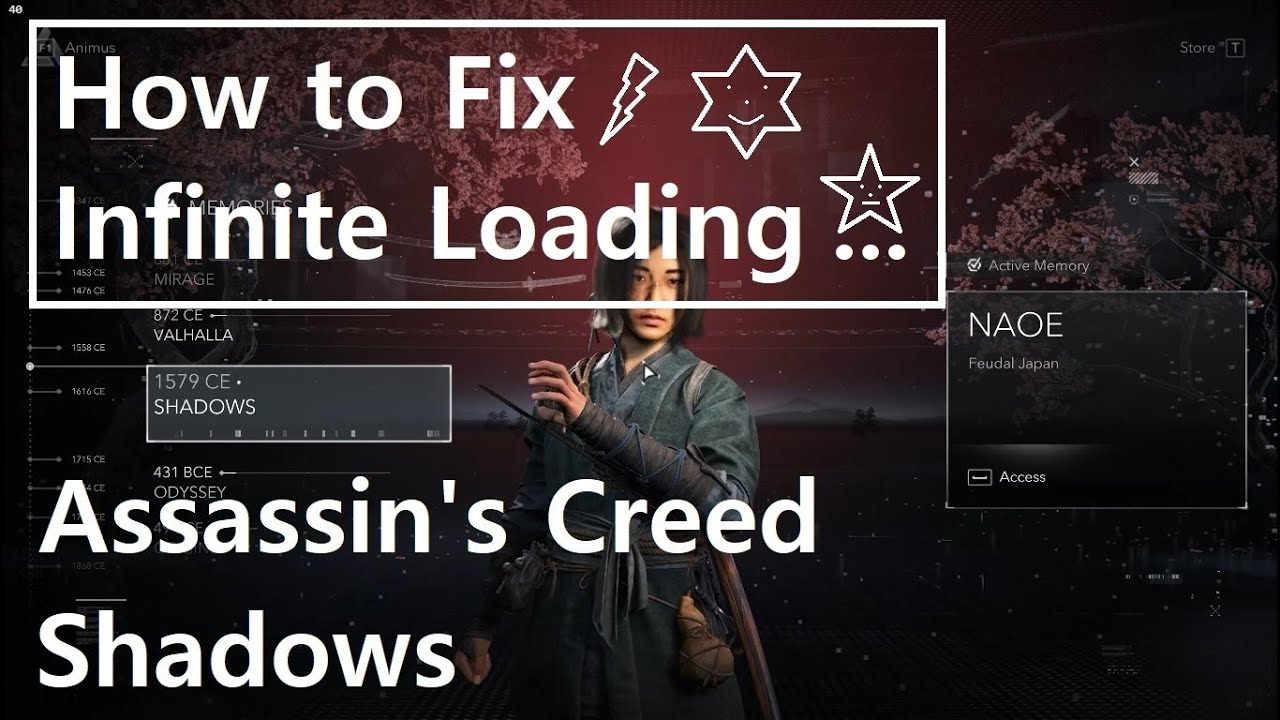 Assassin's Creed Shadows [ How to Fix Infinite Loading... ] - YouTube
