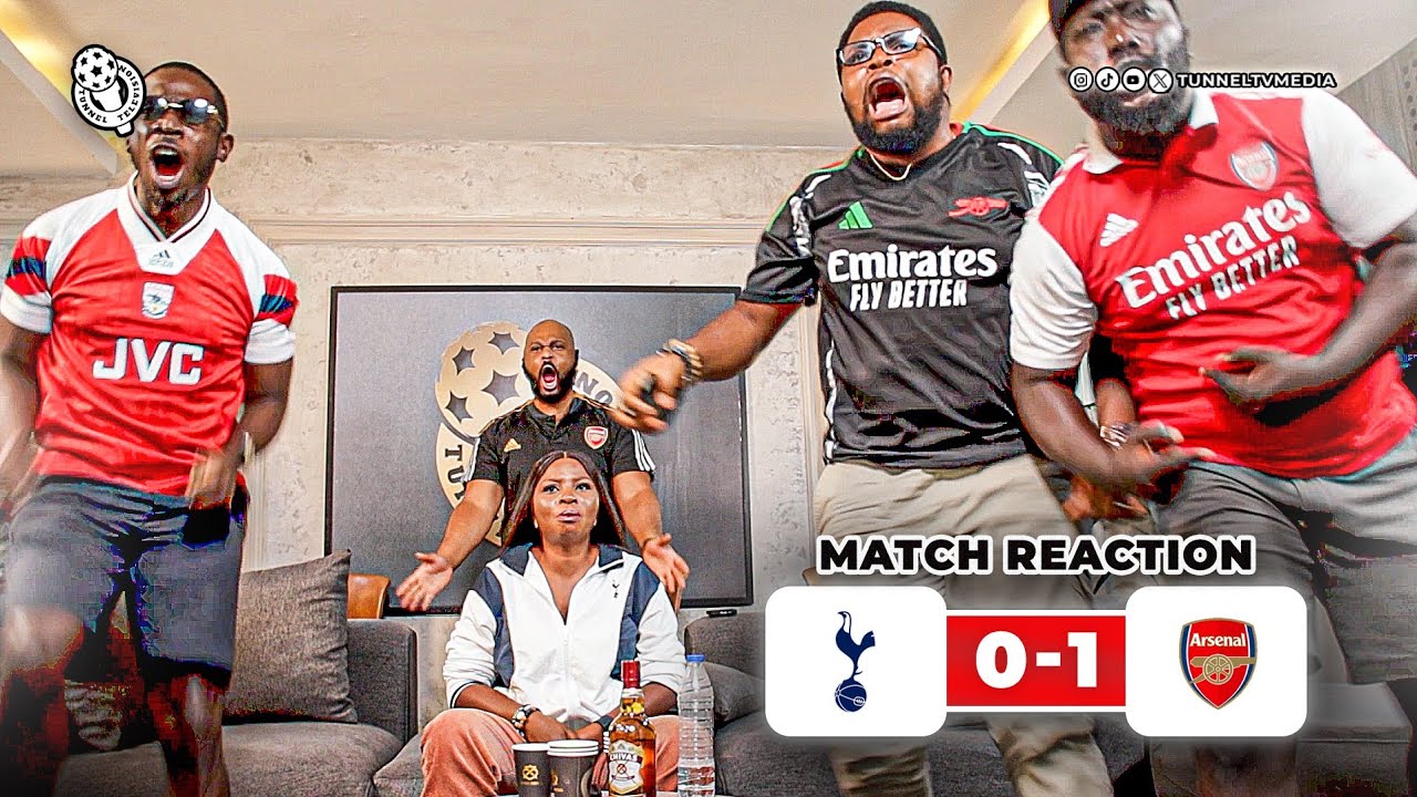 Tottenham Hotspur 0-1 Arsenal | Full Fan Goal celebrations | Gabriel ...