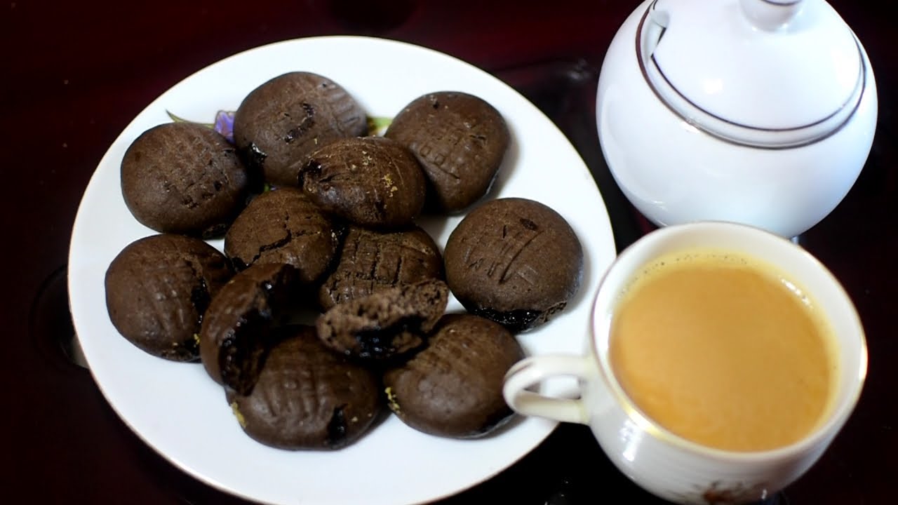 chocolate biscuit | chocolate cookies recipe | চকোলেট বিস্কুট | home ...