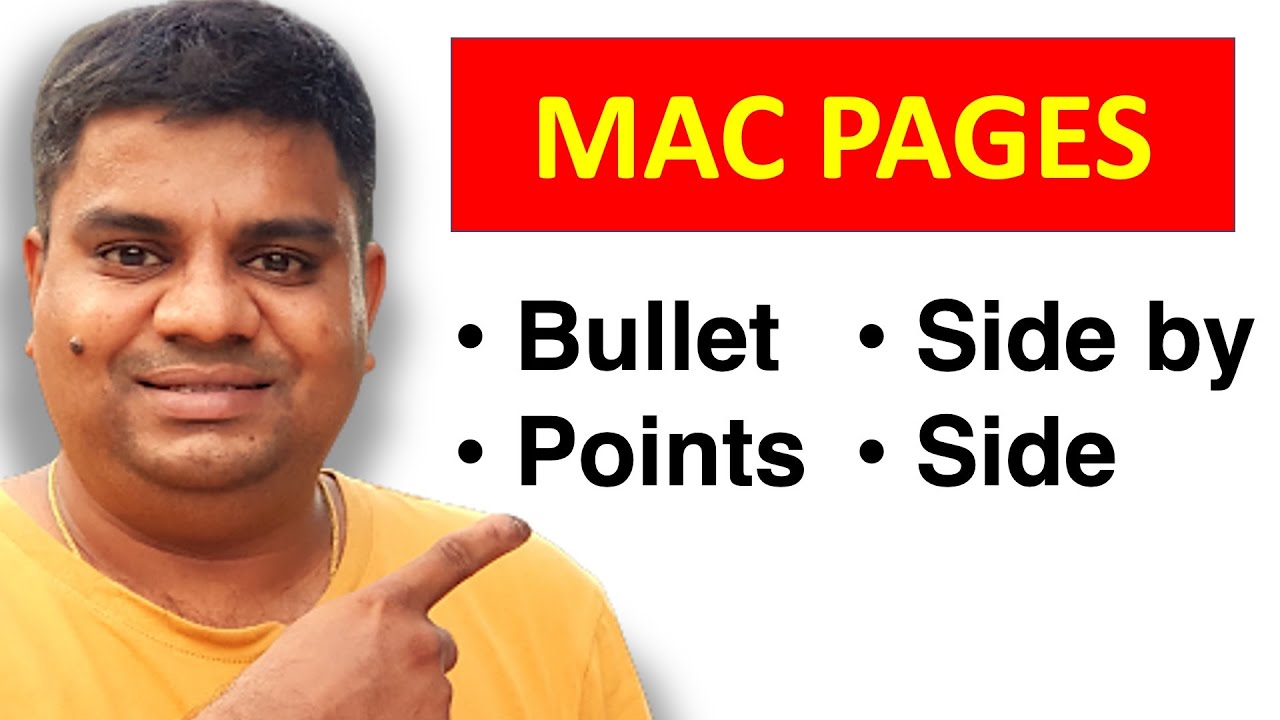 How To Put Bullet Points Side By Side In Pages YouTube How To Put Bullet Points Side By Side In Pages YouTube