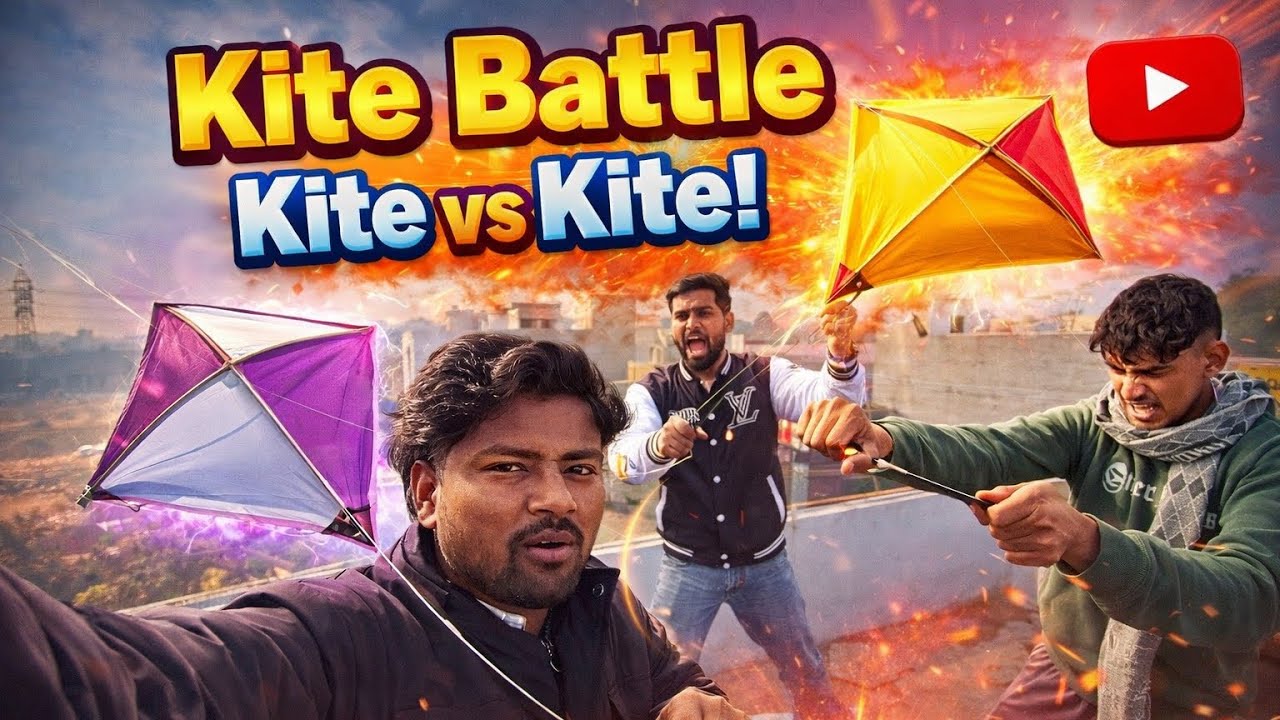 Kite battle 2026 🪁 / kite vs kites / kite fighting in sky / kite Flying ...
