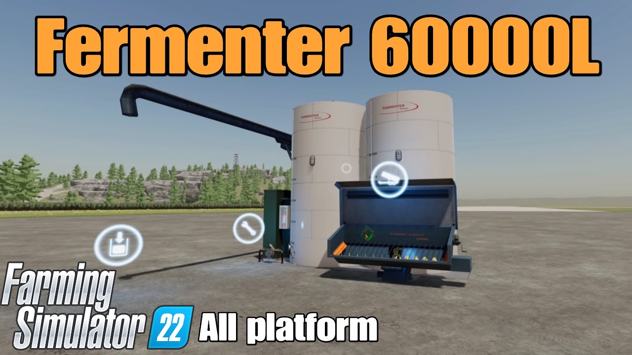 Fermenter 60000L / FS22 mod for all platforms - YouTube