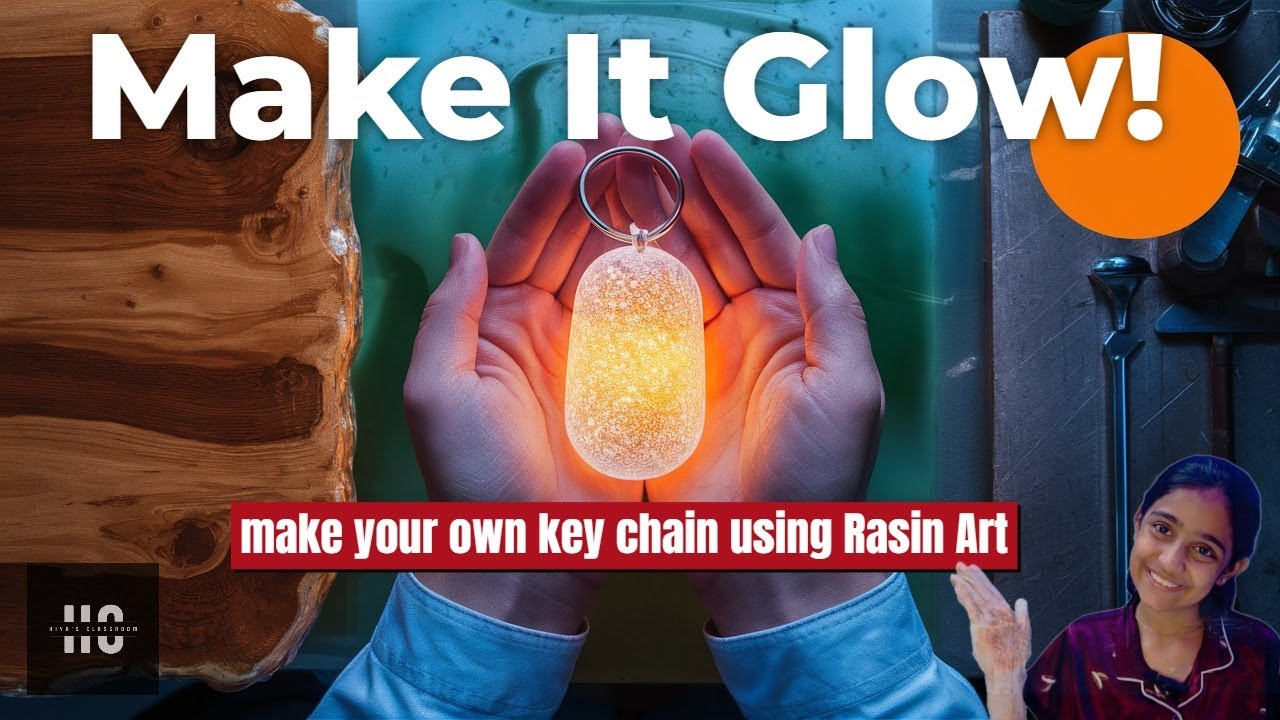 Transforming Resin into Dazzling Glitter Keychains! - YouTube