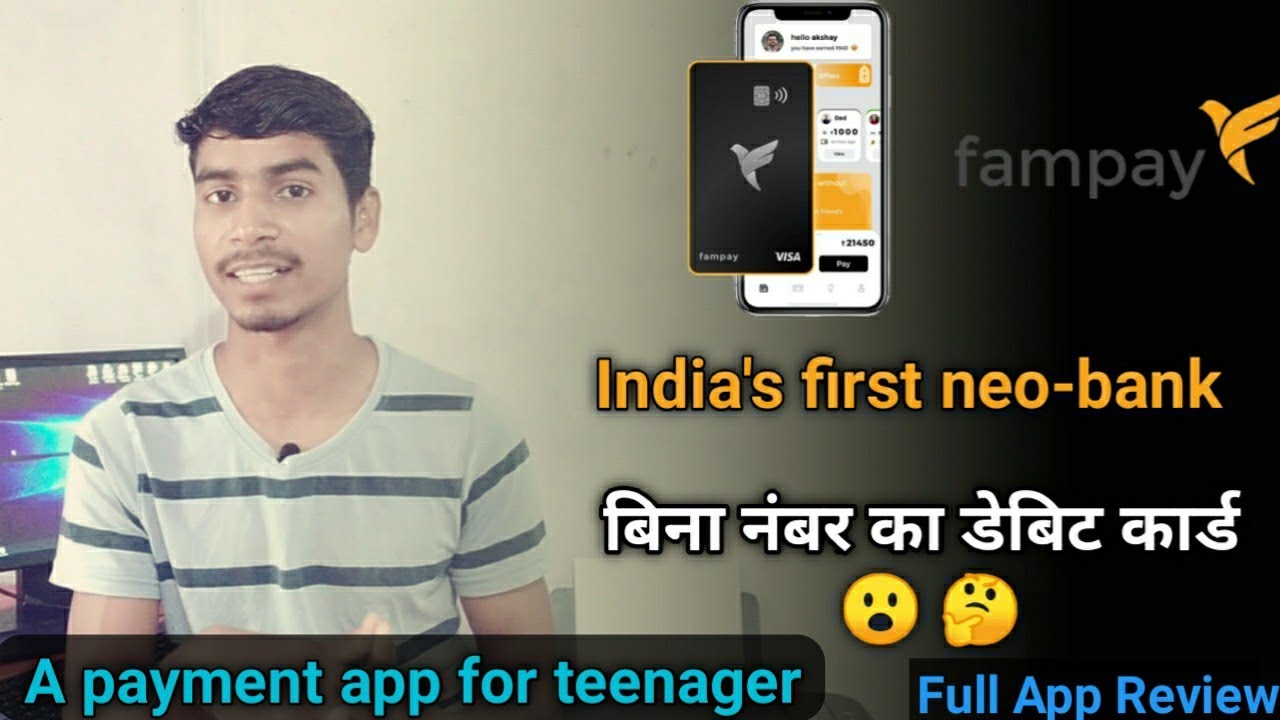 India's first neo-bank #fampay | pay using a number less card with # ...