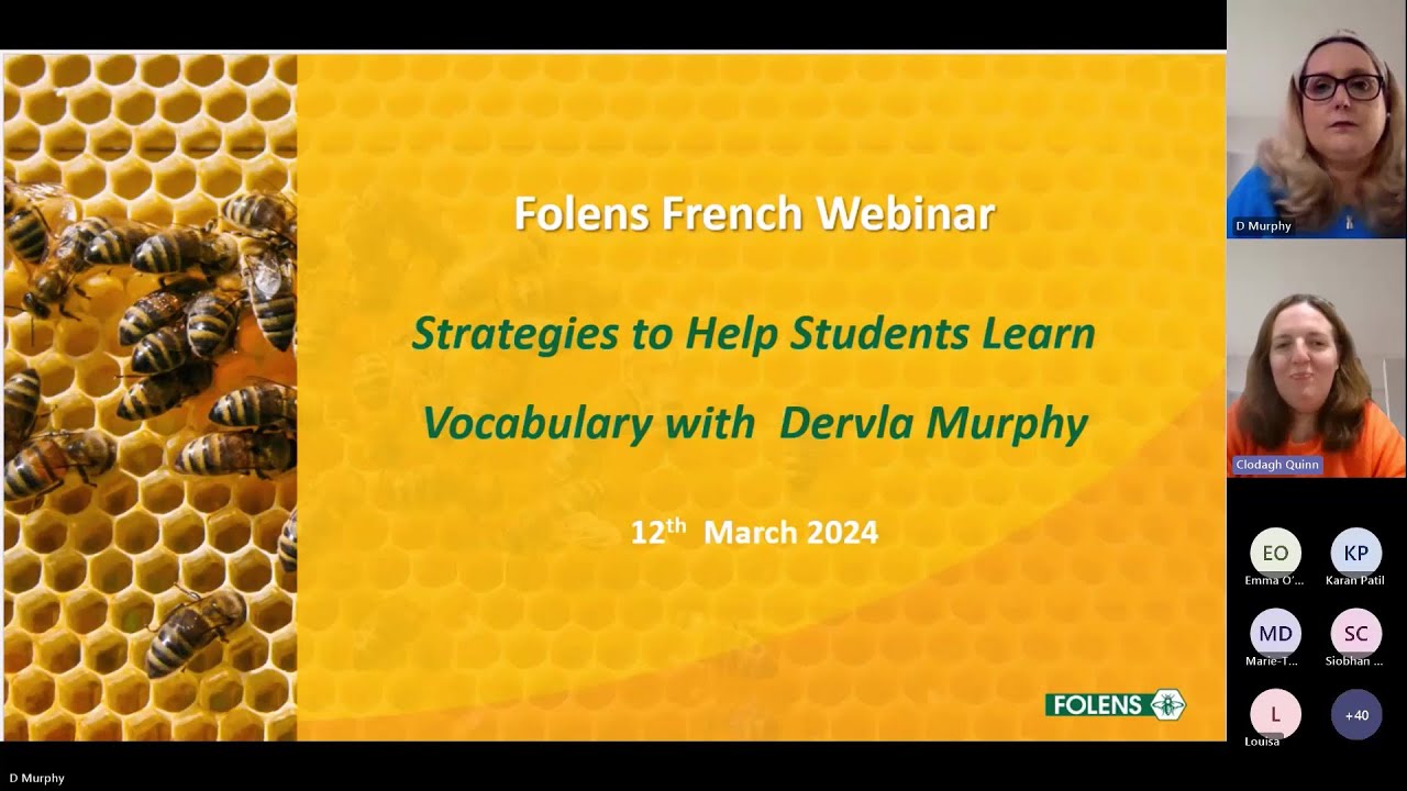 Webinar for French Teachers: Strategies to Help Students Learn ...