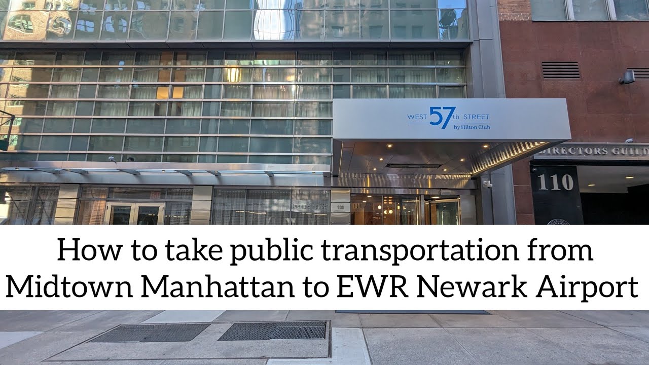 How to: Take the public trains from Manhattan to EWR - YouTube
