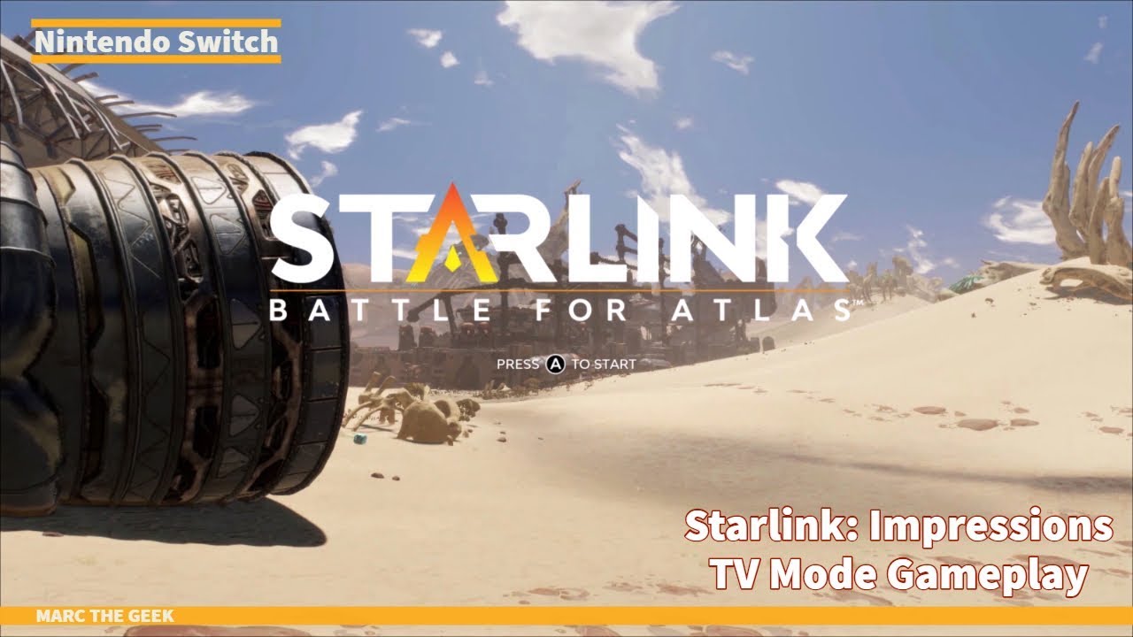 Nintendo Switch: Starlink Impressions, TV Mode Gameplay - YouTube