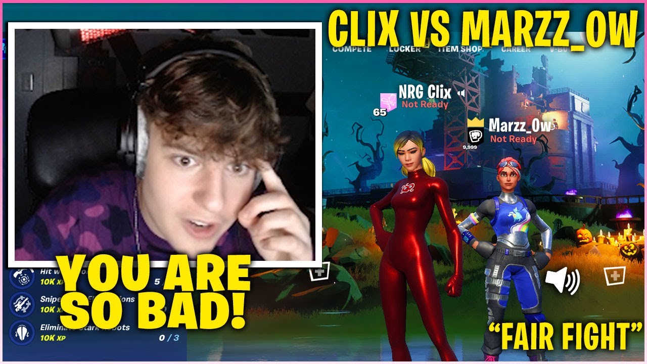 CLIX VS MARZZ_OW Finally Happens In FNCS Finals (Most Hilarious ...