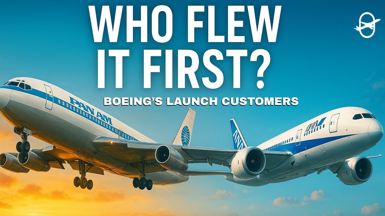 Who Flew It First? Every Boeing Aircraft Launch Customer - YouTube