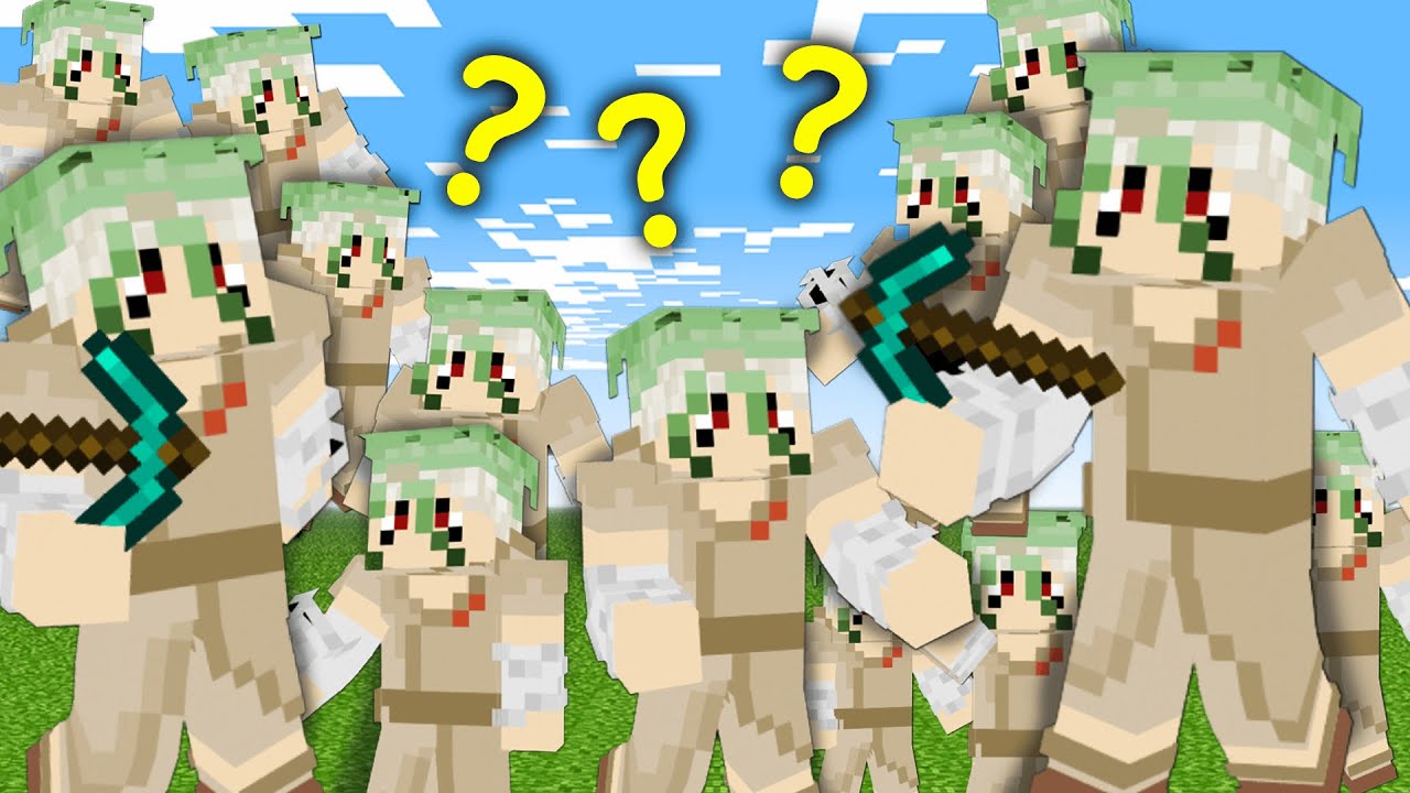 Ketika satu server Minecraft skin nya sama semua... 🤣🤣 - YouTube
