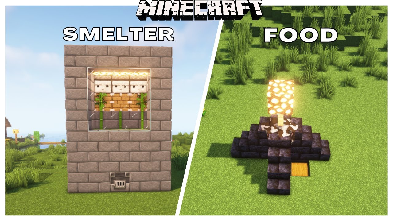 Minecraft : Easy Starter Farms | Die2Play #die2play - YouTube