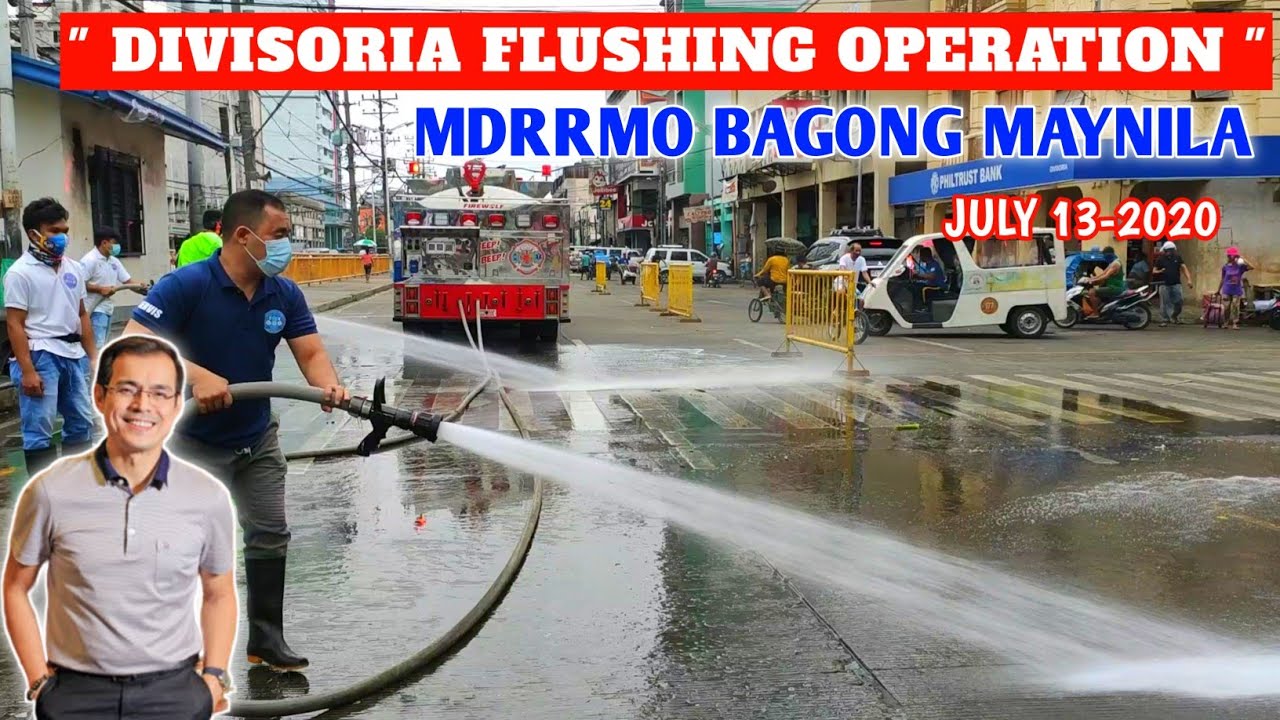 FLUSHING OPERATION | DIVISORIA | MDRRMO JULY 13-2020 - YouTube