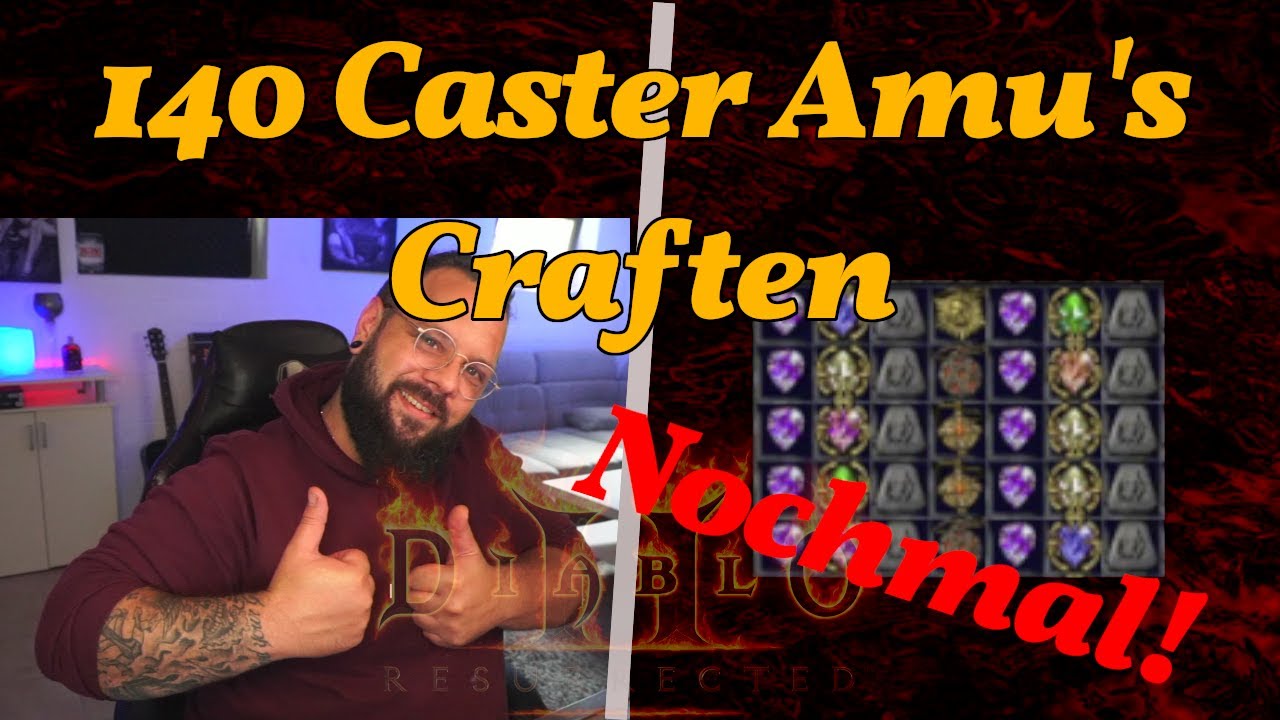 D2R Crafting Amulet - Nochmal über 140 Amus Craften! - YouTube