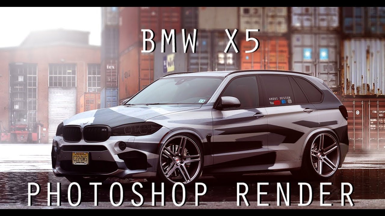 BMW X5 Camo Wrap Photoshop Render - YouTube