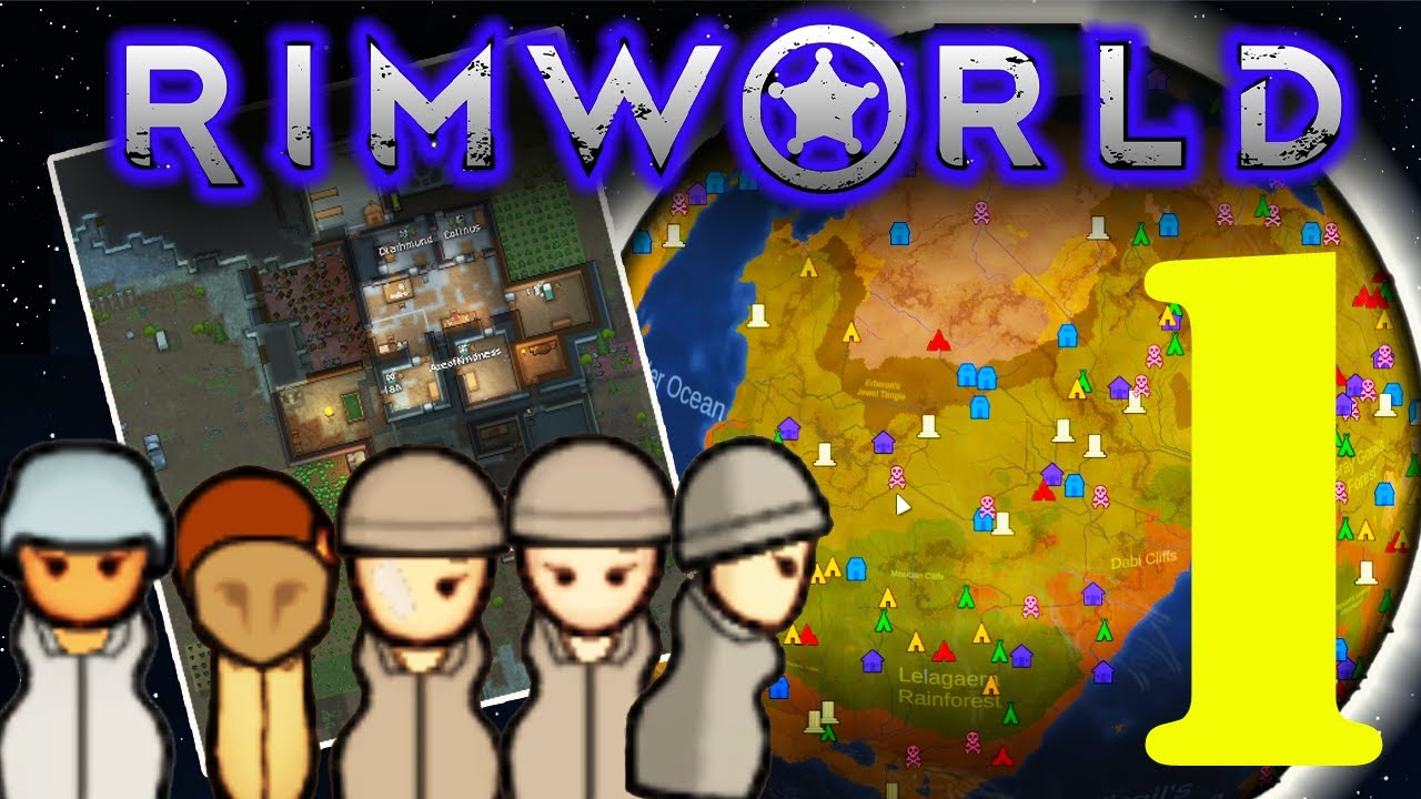 Losing is fun for the first time | Rimworld episode 1 Gameplay - YouTube