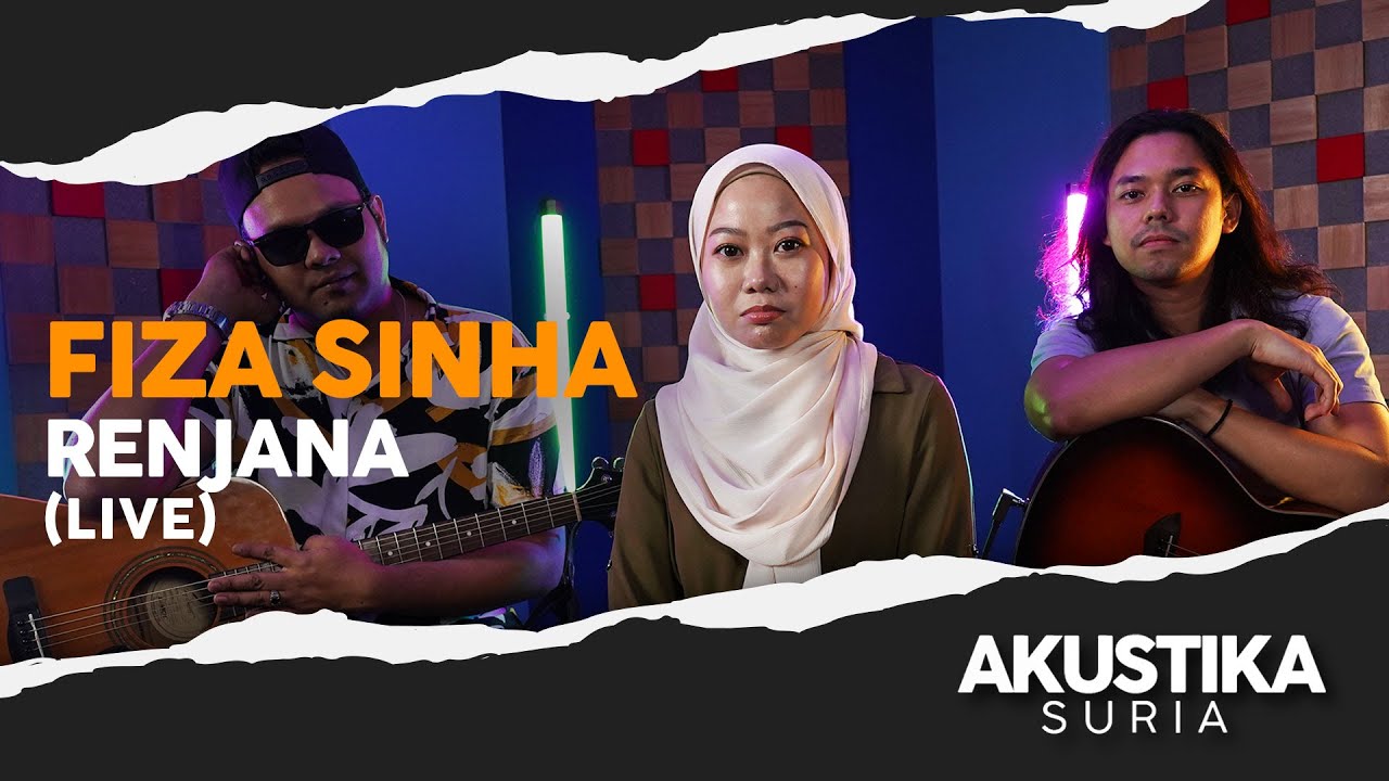 Fiza Sinha -Renjana (LIVE) #akustikasuria - YouTube