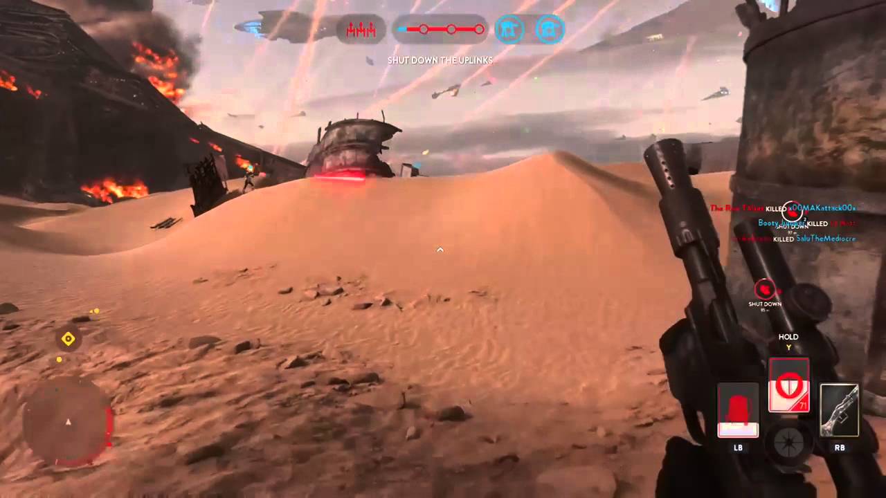 Star Wars Battlefront - Two Times Cycler Rifle Headshot Across the Map ...