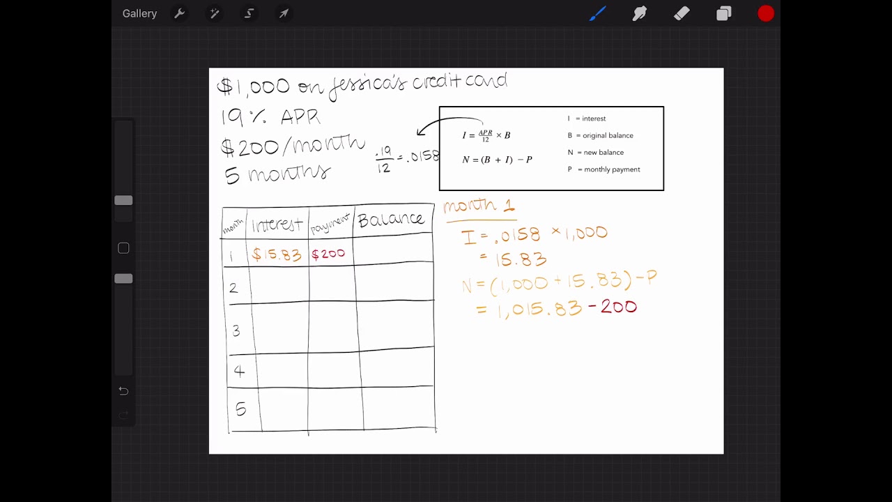 [PRACTICE IT] MATH: The Cost of Minimum Payments - YouTube