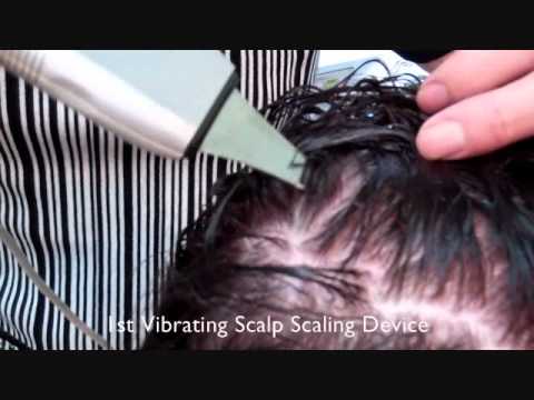 Scalp Scaling Hair Treatment Killing micro-organism in the roots - YouTube