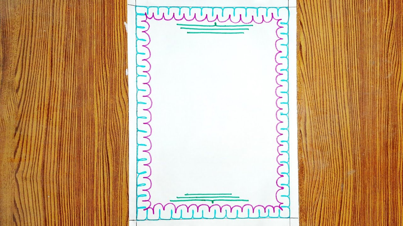 Border design for School Projects | Design for students | Border design ...