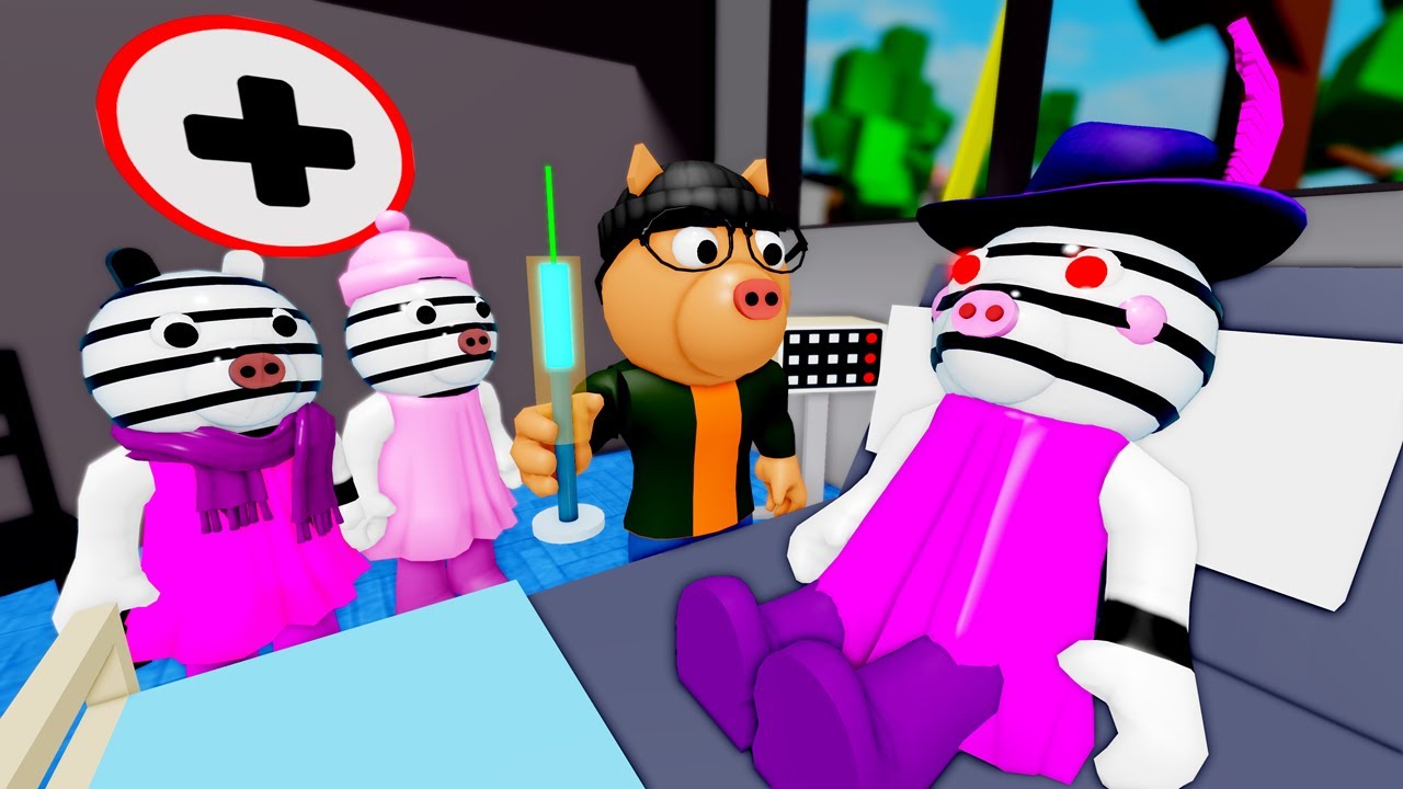 ROBLOX PIGGY - PONY CURES INFECTED ZIZZY in BROOKHAVEN 🏡 RP! Animating ...