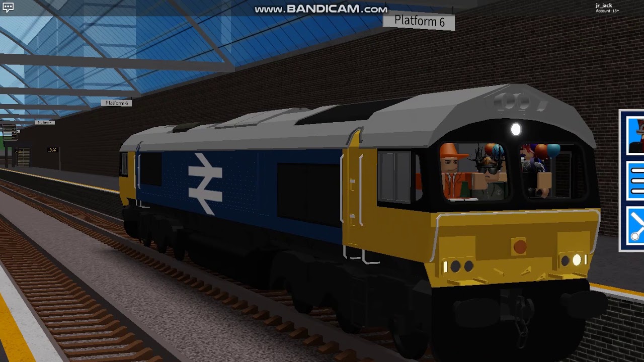 GCR Roblox | Light Class 66 in British Rail Livery (66789) - YouTube