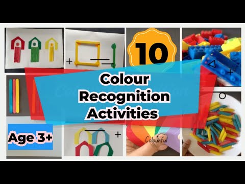 colour recognition activities for nursery | #preschool #brainexercise # ...