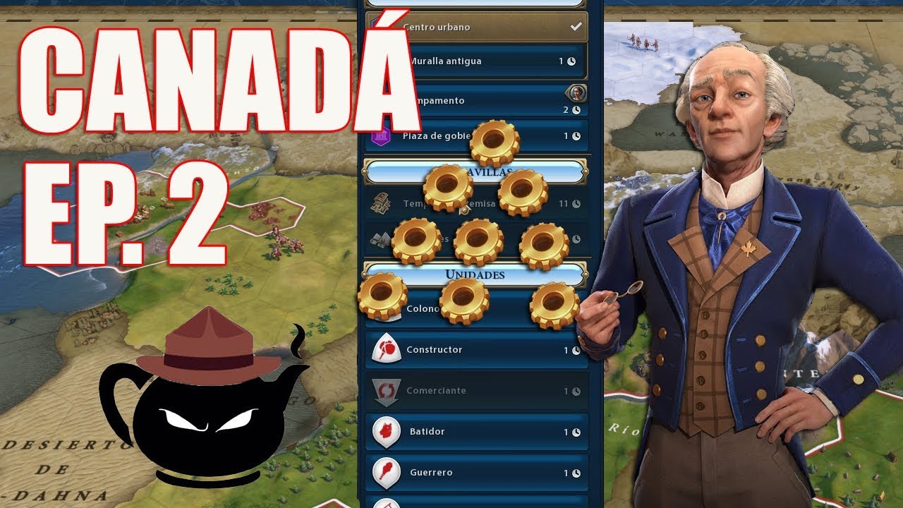 ¡BUG DE PRODUCCIÓN! • CIV 6 Español #02 • Canadá DEIDAD - YouTube