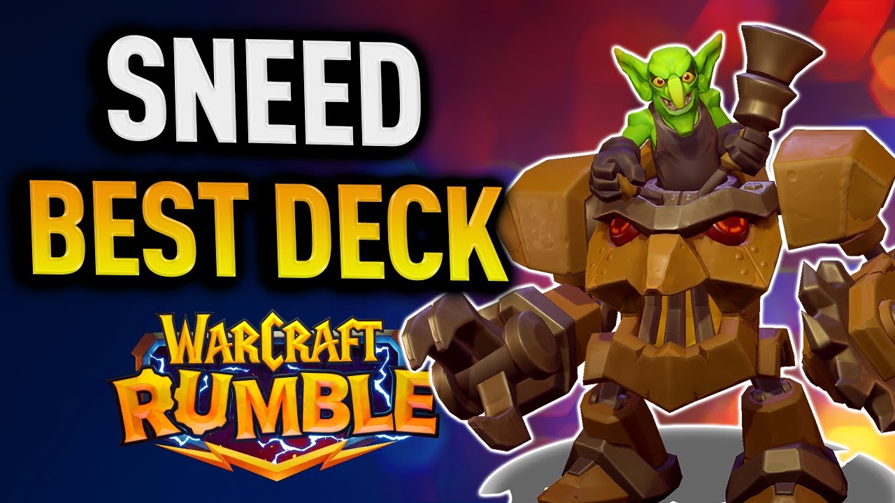 PROGRESS FAST WITH THIS SNEED DECK! EASY WINS - WARCRAFT RUMBLE - YouTube