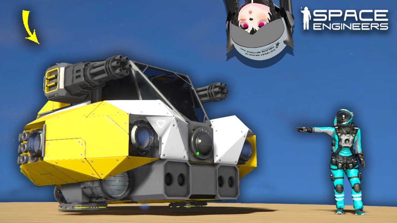 This Small Scout can be put Anywhere on a Ship, Space Engineers - YouTube