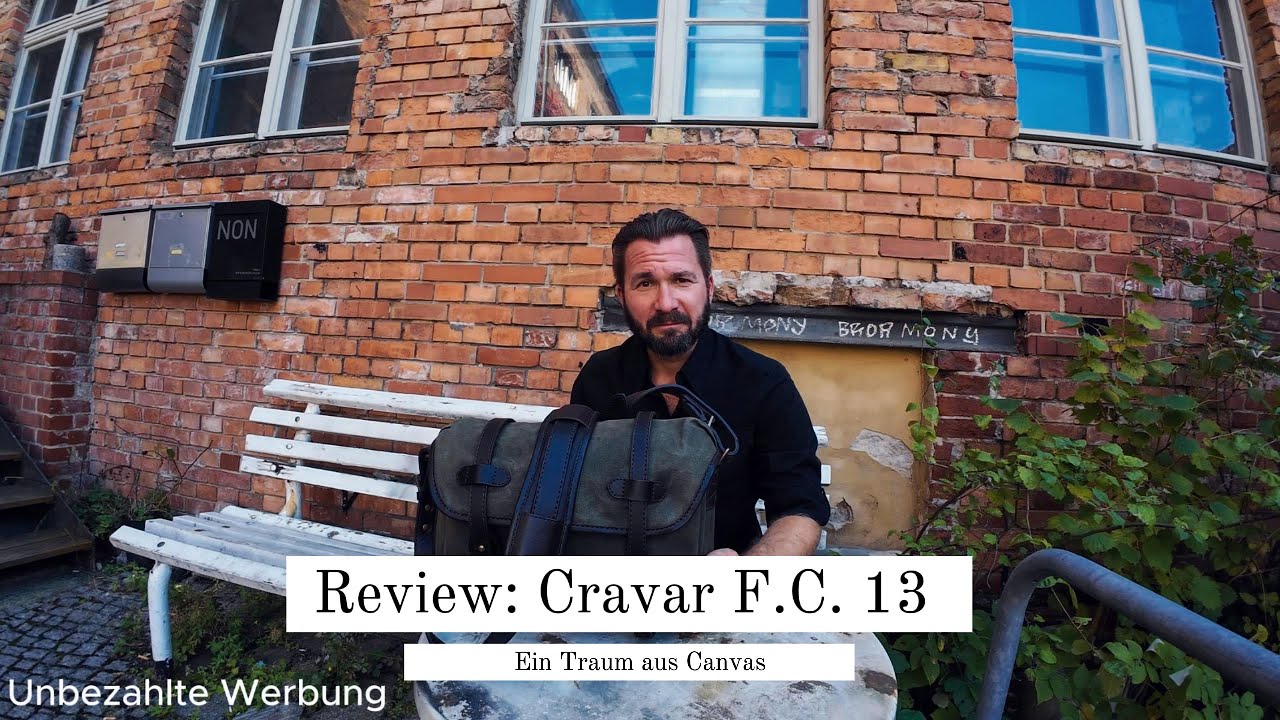 Review: Cravar F.C. 13 Leder-Segeltuch Laptoptasche - YouTube