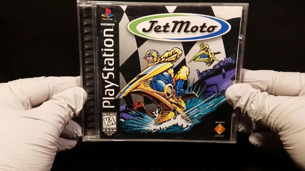 Jet Moto Unboxing (PS1) | Game Manual, Box Art, Disc, Full Case - YouTube