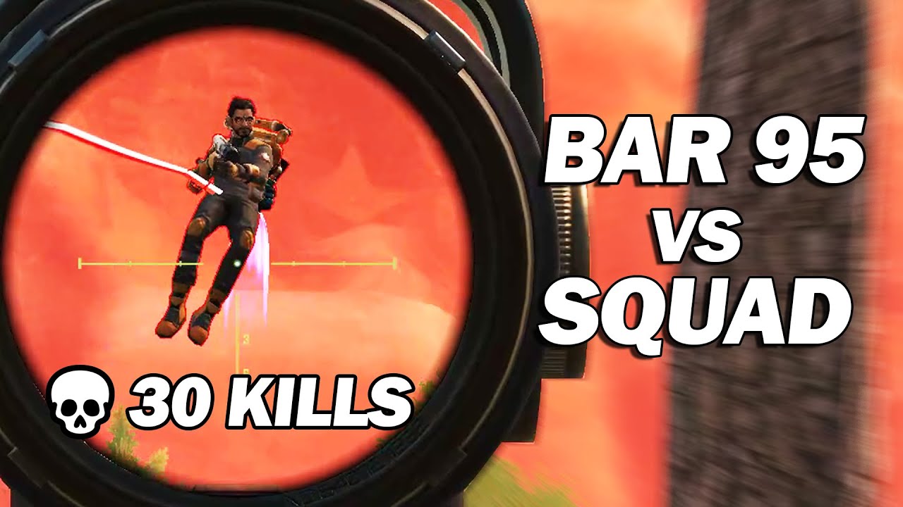 SQUADS VS BAR 95! 30 SQUAD KILLS* (FARLIGHT 84) - YouTube
