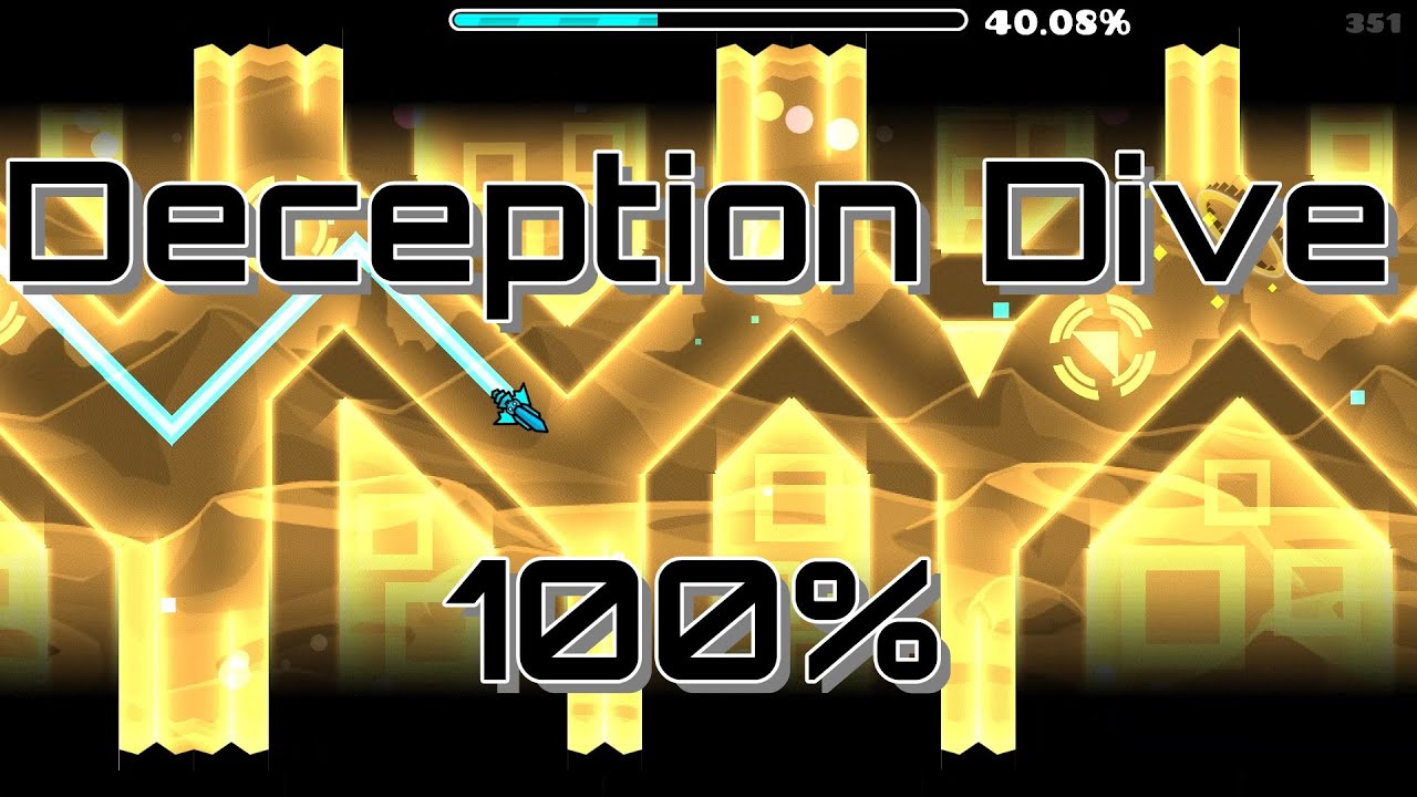 (Geometry Dash) Deception Dive 100% (Extreme Demon) - YouTube