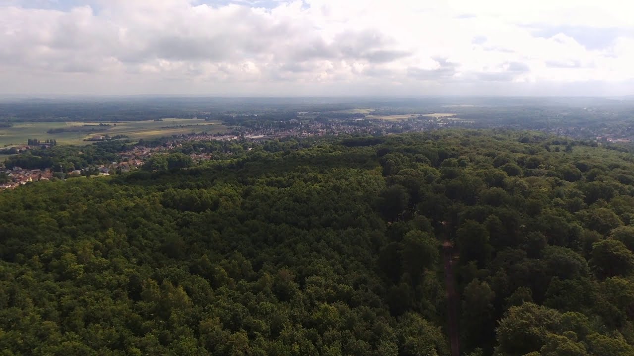 Drone video above the Foret de Carnelle, near Paris - YouTube