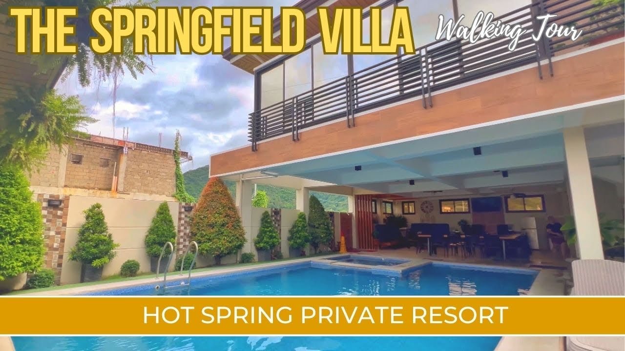 THE SPRINGFIELD VILLA | HOT SPRING PRIVATE RESORT | LAKEWOOD, LOS BAÑOS ...