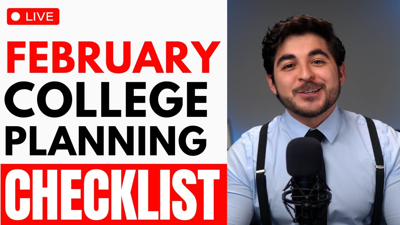 February College Planning Checklist for High School - YouTube