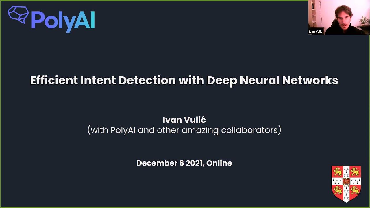 Efficient Intent Detection with Deep Neural Networks - YouTube